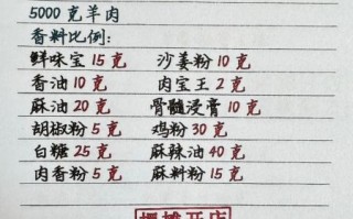 正宗羊肉串腌制配方_家庭版怎么调