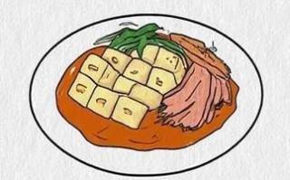 酿豆腐简笔画怎么画_酿豆腐简笔画步骤