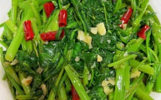 蒜蓉空心菜怎么炒好吃_空心菜炒多久才脆嫩