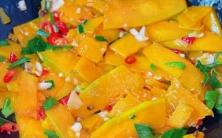 炒南瓜怎么炒才好吃_家常炒南瓜窍门