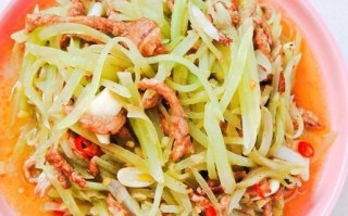 青笋炒肉片怎么做_青笋炒肉片需要焯水吗