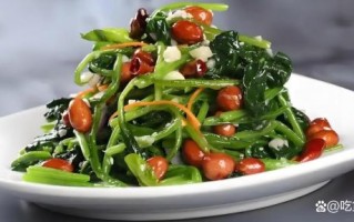 陈醋菠菜花生米怎么做_凉拌陈醋菠菜花生米技巧