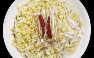 爽口白菜丝东北做法_怎么拌才脆