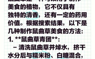 鼠曲草怎么吃_鼠曲草的做法大全