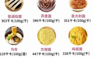 挂面和面条哪个热量高_减肥选哪种面条