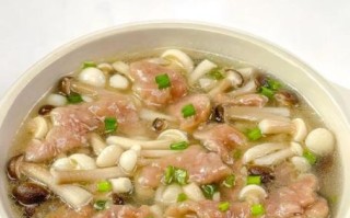 鲜蘑肉片汤怎么做_鲜蘑肉片汤的营养价值
