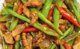 豆子炒肉怎么做_家常豆子炒肉做法