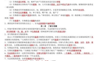 初中生物地理会考重点_如何高效复习