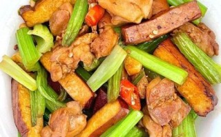 香芹豆干肉丝怎么炒_香芹豆干肉丝做法步骤