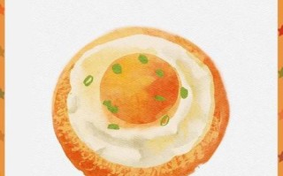 煎鸡蛋简笔画怎么画_煎鸡蛋简笔画步骤