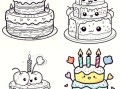 生日蛋糕简笔画怎么画_生日蛋糕简笔画图片大全