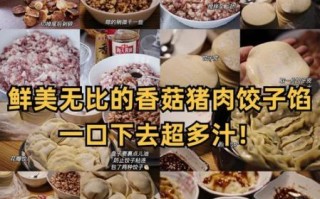 香菇肉饺子馅怎么做_香菇肉饺子馅调馅技巧