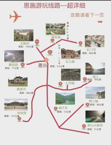 恩施旅游景点分布图_怎么玩最合理-第1张图片-山城妙识