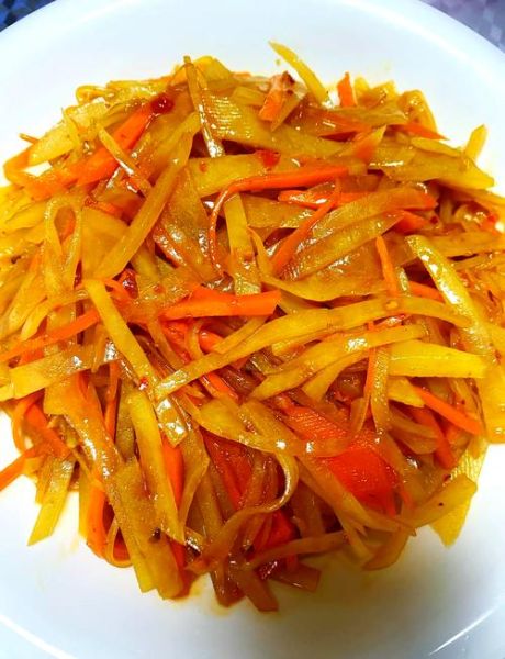 胡萝卜炒土豆丝怎么做_为什么炒出来不脆-第1张图片-山城妙识 胡萝卜炒土豆丝怎么做_为什么炒出来不脆-第1张图片-山城妙识