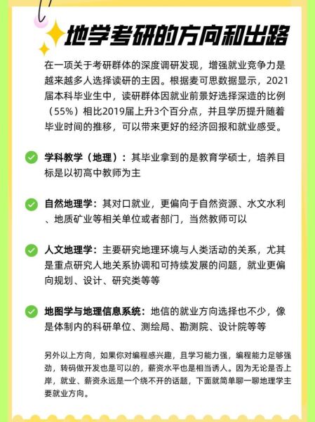 地理学就业方向有哪些_地理科学专业能做什么工作-第1张图片-山城妙识