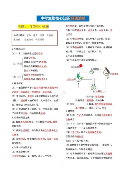 生物地理中考复习资料_如何高效记忆-第3张图片-山城妙识 生物地理中考复习资料_如何高效记忆-第3张图片-山城妙识