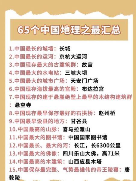 中国有哪些地理之最_世界地理之最有哪些-第1张图片-山城妙识 中国有哪些地理之最_世界地理之最有哪些-第1张图片-山城妙识
