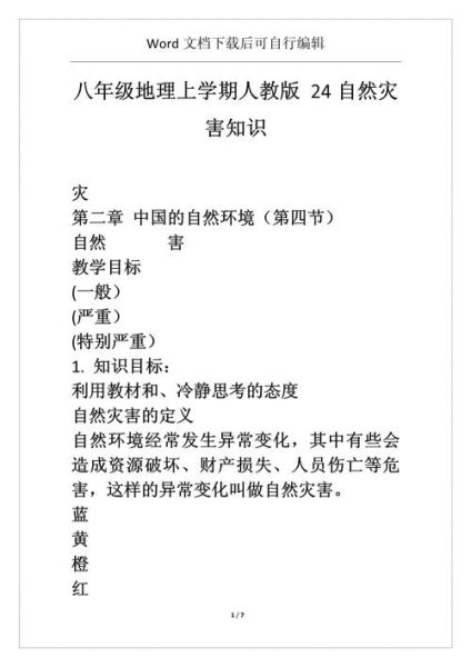 八年级地理自然灾害有哪些_如何防范-第3张图片-山城妙识 八年级地理自然灾害有哪些_如何防范-第3张图片-山城妙识