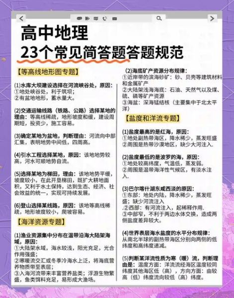 高中区域地理怎么学_区域地理答题技巧-第1张图片-山城妙识 高中区域地理怎么学_区域地理答题技巧-第1张图片-山城妙识