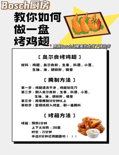 烤鸡翅怎么腌制才入味_烤箱温度和时间多少合适-第2张图片-山城妙识