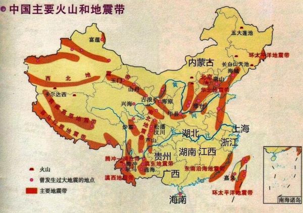 火山地震带分布_地震多发区有哪些-第2张图片-山城妙识