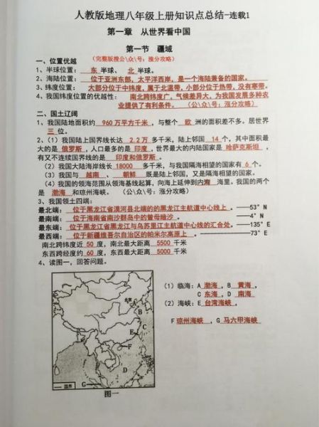 八年级地理知识点总结_如何高效记忆-第2张图片-山城妙识 八年级地理知识点总结_如何高效记忆-第2张图片-山城妙识