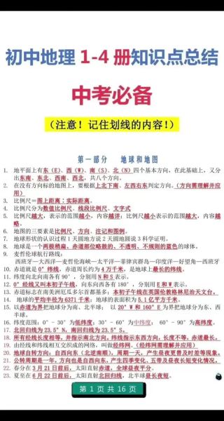 地理中考怎么复习_地理中考重点有哪些-第2张图片-山城妙识 地理中考怎么复习_地理中考重点有哪些-第2张图片-山城妙识