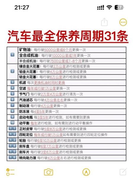 汽车保养周期多久一次_汽车保养都做什么项目-第1张图片-山城妙识 汽车保养周期多久一次_汽车保养都做什么项目-第1张图片-山城妙识