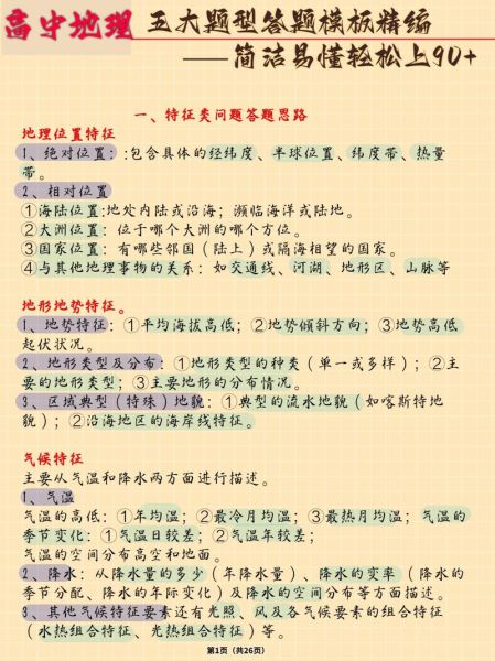 怎么学好高中地理_高中地理怎么学才能拿高分-第2张图片-山城妙识 怎么学好高中地理_高中地理怎么学才能拿高分-第2张图片-山城妙识