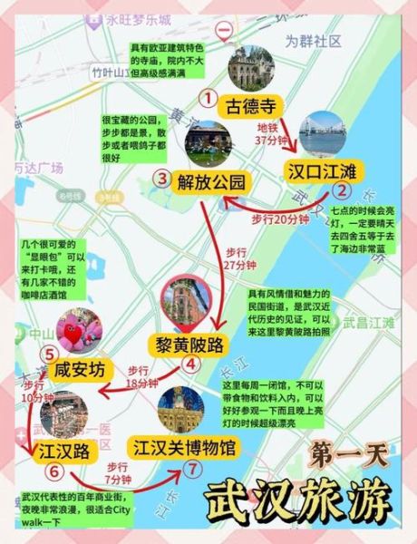 武汉景点分布图_武汉三日游怎么安排-第1张图片-山城妙识