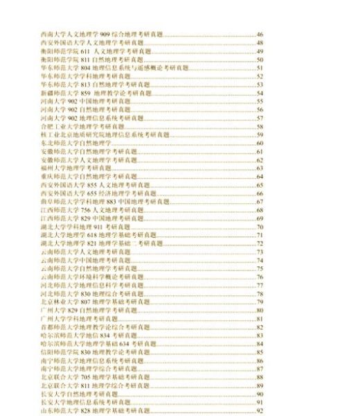 地理科学考研方向有哪些_如何选择适合自己的方向-第2张图片-山城妙识 地理科学考研方向有哪些_如何选择适合自己的方向-第2张图片-山城妙识