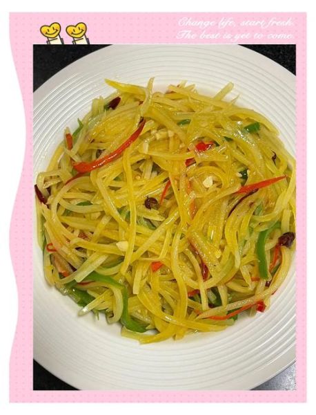 家常炒土豆丝怎么做_土豆丝怎么炒才脆-第1张图片-山城妙识