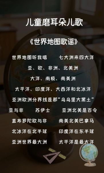 地理儿歌怎么教_地理儿歌有哪些-第3张图片-山城妙识