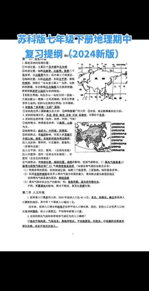 七年级下册地理复习题_怎么快速掌握-第3张图片-山城妙识 七年级下册地理复习题_怎么快速掌握-第3张图片-山城妙识