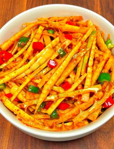 凉拌竹笋怎么做好吃_凉拌竹笋需要焯水吗-第1张图片-山城妙识 凉拌竹笋怎么做好吃_凉拌竹笋需要焯水吗-第1张图片-山城妙识