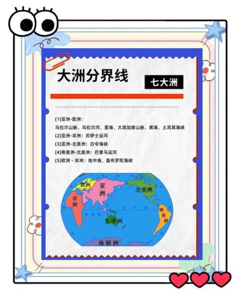 七大洲地理之歌_如何快速记忆世界七大洲-第1张图片-山城妙识