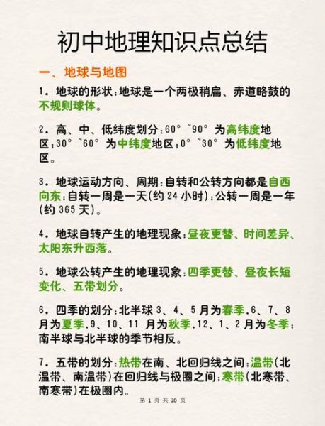 初中生怎么学好地理_地理成绩快速提升方法-第2张图片-山城妙识