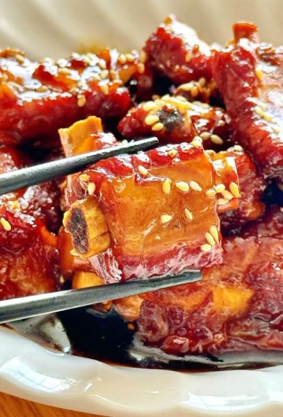 糖醋排骨最简单的做法_家常糖醋排骨怎么做-第1张图片-山城妙识