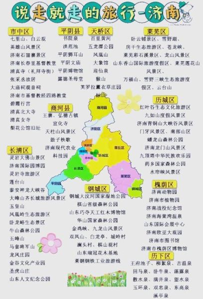 济南景点分布图_如何规划一日游路线-第2张图片-山城妙识 济南景点分布图_如何规划一日游路线-第2张图片-山城妙识