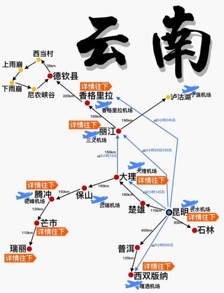 云南旅游地图景点大全_云南有哪些必去景点-第3张图片-山城妙识 云南旅游地图景点大全_云南有哪些必去景点-第3张图片-山城妙识