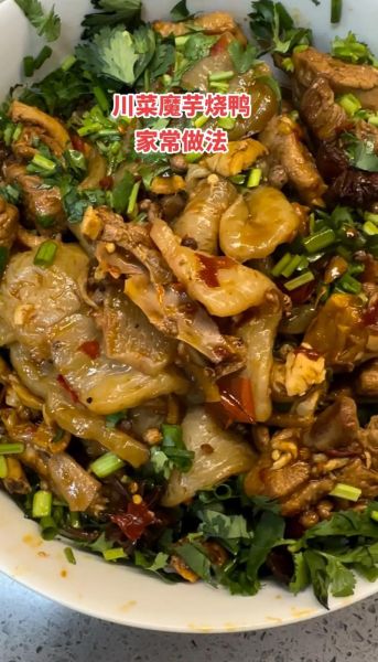 魔芋烧鸭子怎么做好吃_家常做法步骤详解-第1张图片-山城妙识