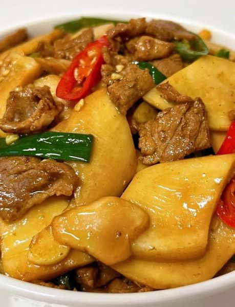 杏鲍菇炒肉怎么做_杏鲍菇炒肉需要焯水吗-第1张图片-山城妙识