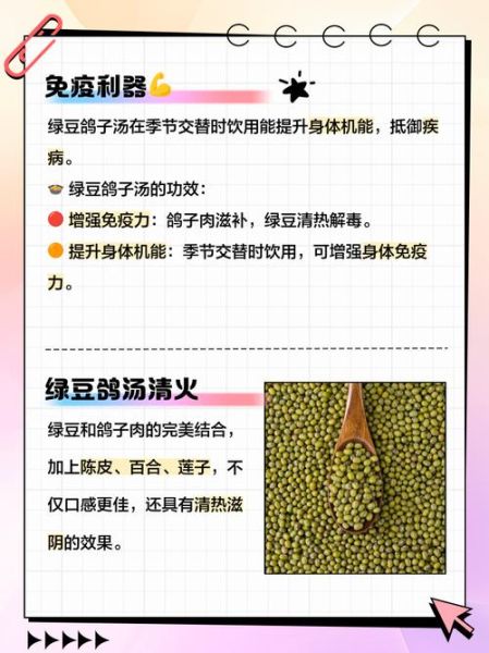 鸽子绿豆汤的做法_鸽子绿豆汤的功效与禁忌-第2张图片-山城妙识 鸽子绿豆汤的做法_鸽子绿豆汤的功效与禁忌-第2张图片-山城妙识
