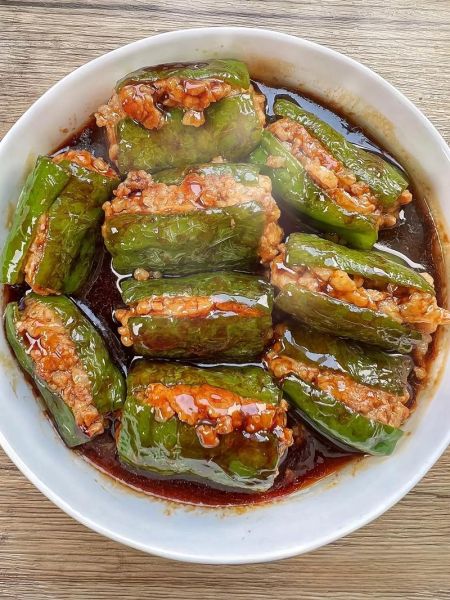 青椒酿肉怎么做好吃_青椒酿肉的家常做法-第3张图片-山城妙识 青椒酿肉怎么做好吃_青椒酿肉的家常做法-第3张图片-山城妙识