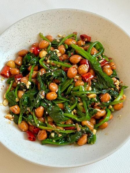 陈醋菠菜花生米怎么做_凉拌陈醋菠菜花生米技巧-第2张图片-山城妙识 陈醋菠菜花生米怎么做_凉拌陈醋菠菜花生米技巧-第2张图片-山城妙识