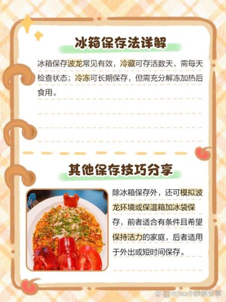 波士顿龙虾怎么保存_波龙做法有哪些-第1张图片-山城妙识