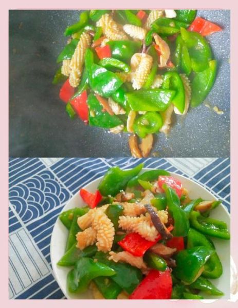 青椒炒鱿鱼怎么炒才嫩_家常做法步骤详解-第1张图片-山城妙识