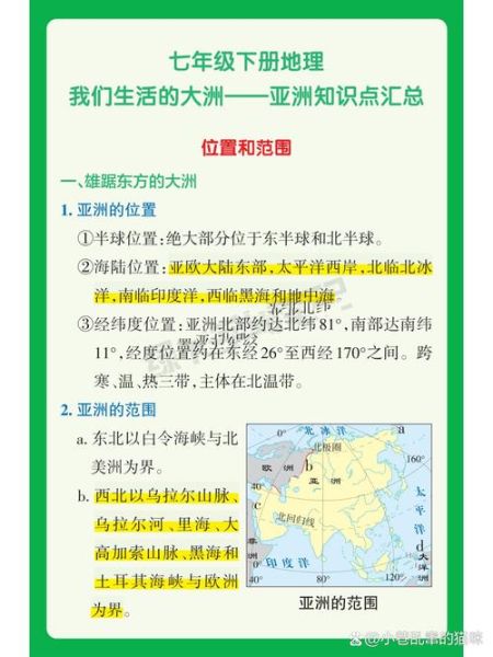 七年级下册地理_亚洲地形气候特点-第2张图片-山城妙识 七年级下册地理_亚洲地形气候特点-第2张图片-山城妙识