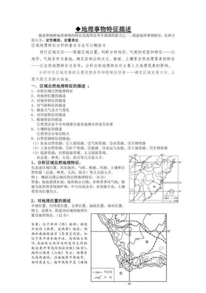 高中区域地理答题模板_区域特征怎么写-第2张图片-山城妙识 高中区域地理答题模板_区域特征怎么写-第2张图片-山城妙识