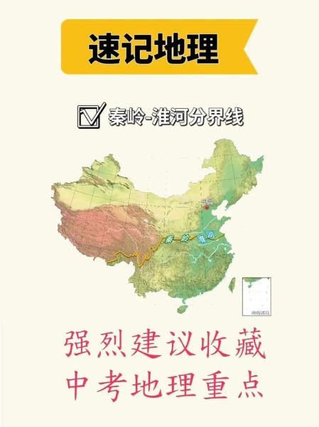秦岭淮河一线地理意义_南北分界线作用-第2张图片-山城妙识